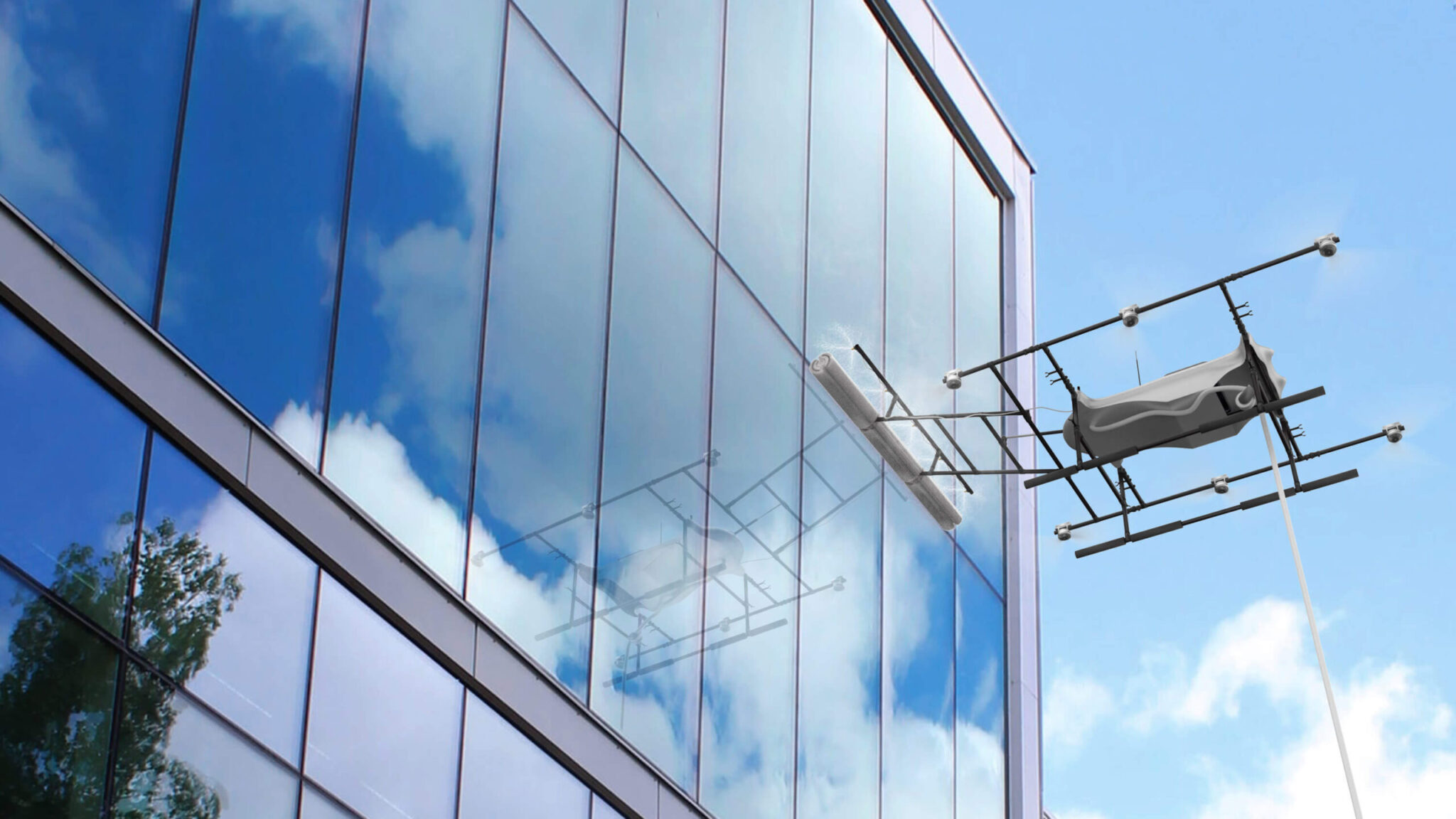 Drone Window Cleaning - So Flo Drone